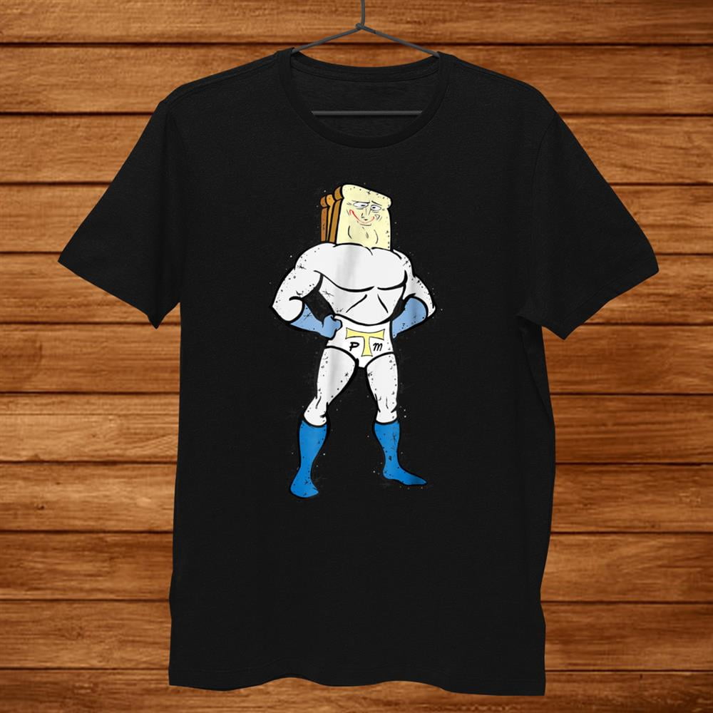 Nickelodeon Ren And Stimpy Powdered Toast Man Shirt Gift Black Unisex T ...