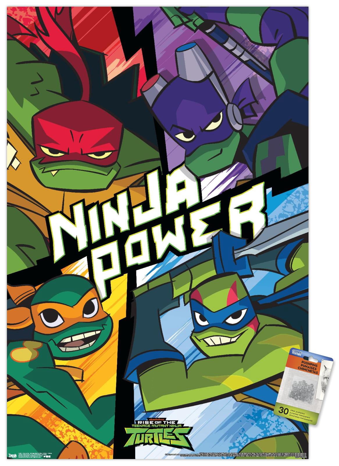 Nickelodeon Rise of The Teenage Mutant Ninja Turtles - Turtles Wall ...