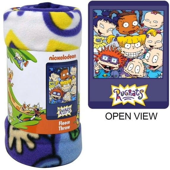 Nickelodeon Rugrats Soft Plush 45x60" Fleece Throw Blanket for Kids ...