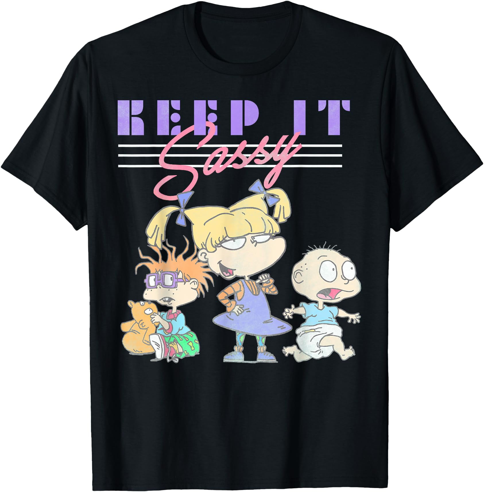 Nickelodeon Rugrats Angelica Keep It Sassy T-Shirt - Walmart.com