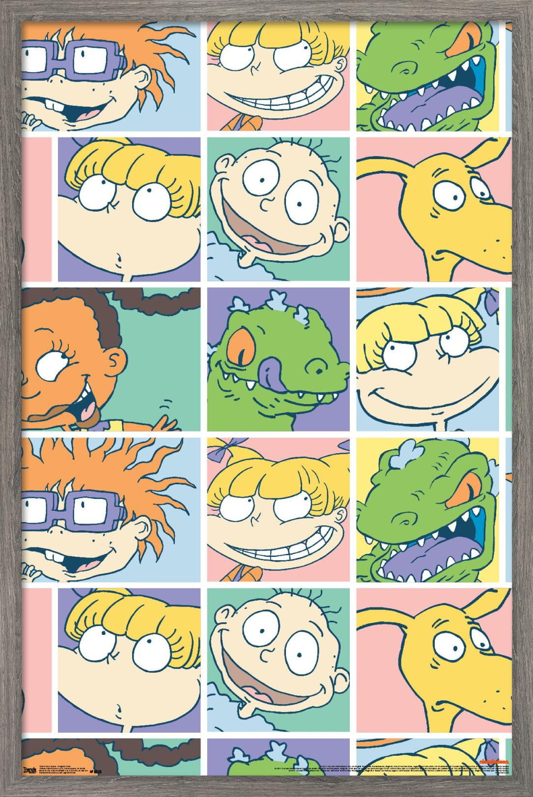 Nickelodeon Rugrats Grid Wall Poster, 14.725" x 22.375", Framed ...