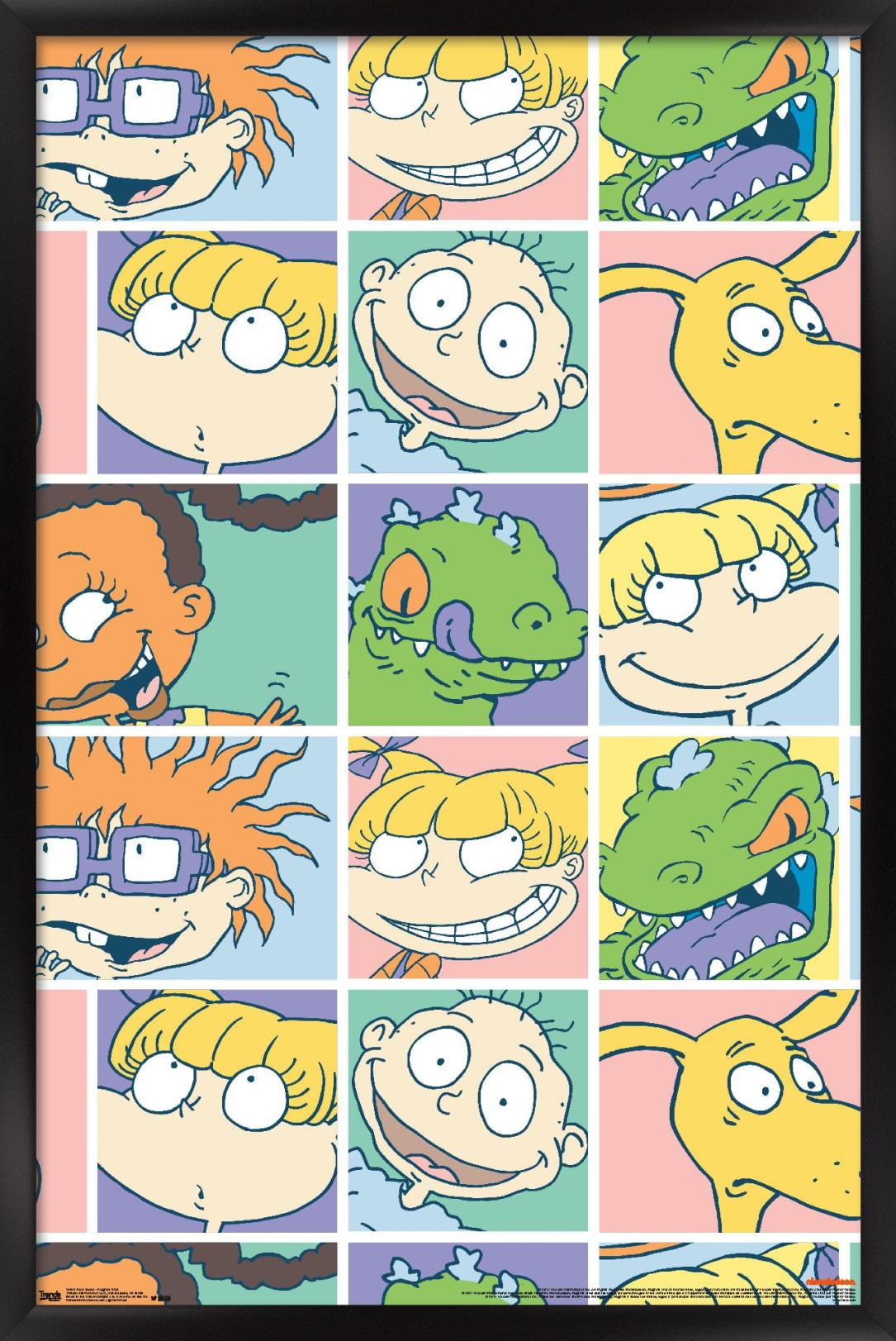 Nickelodeon Rugrats Grid Wall Poster, 14.725" x 22.375", Framed ...