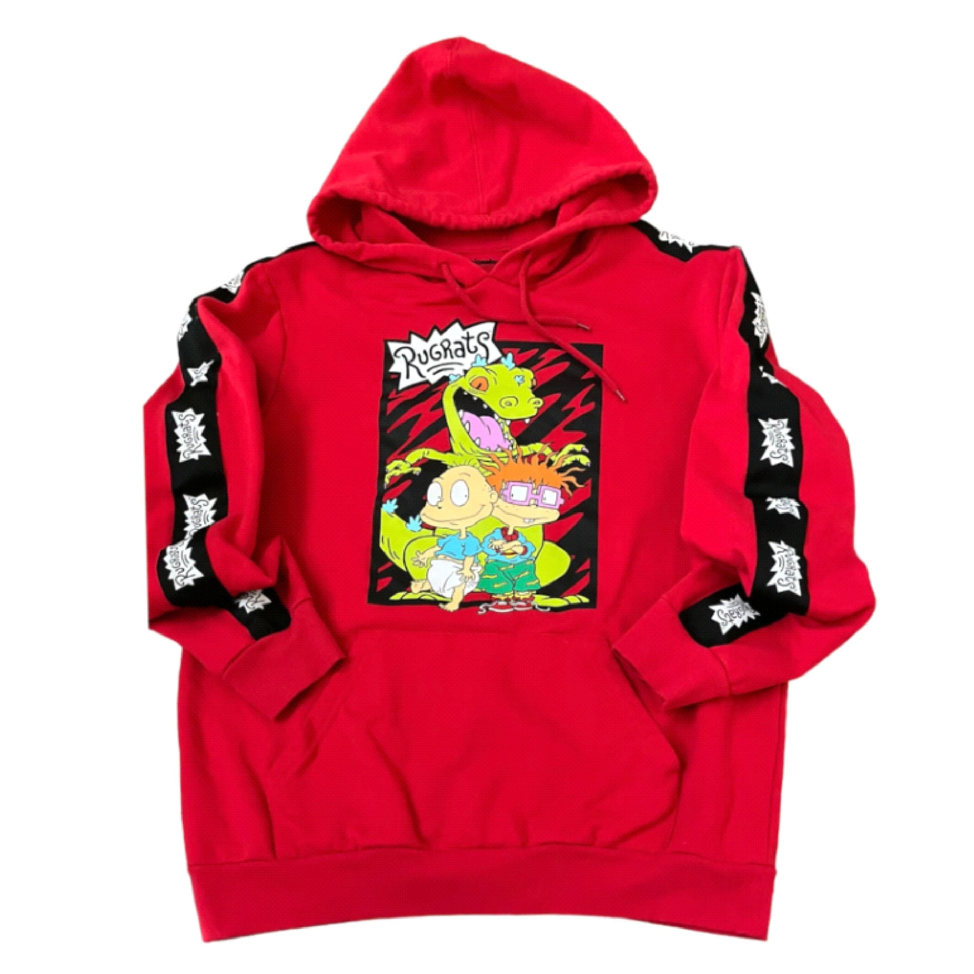 Nickelodeon Rugrats Reptar Red Hoodie Tommy Chuckie Logo Men's (Medium) - Walmart.com