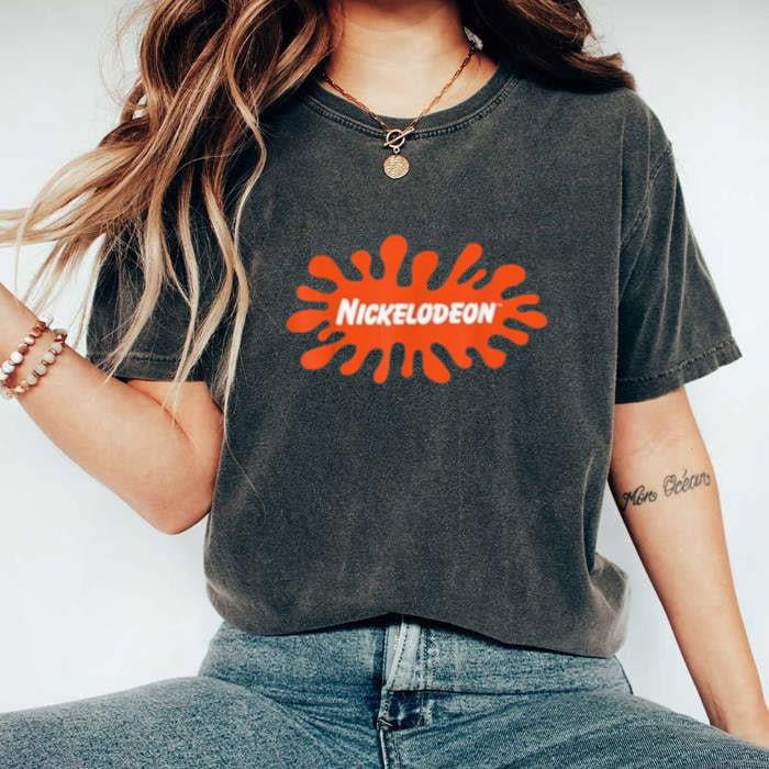 Nickelodeon Splat 90s Comfort Color T-Shirt Kids TV Cartoon Nostalgia ...