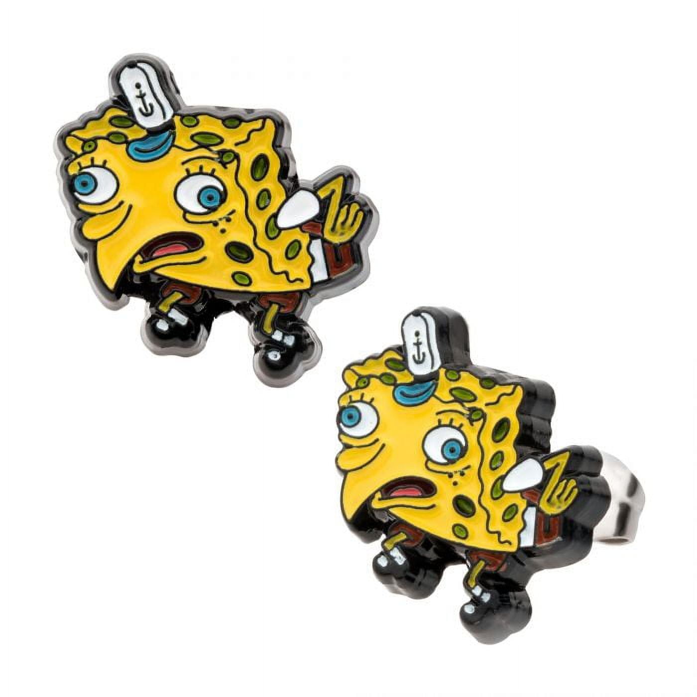 Nickelodeon Sponge Bob Stud Earrings - Walmart.com