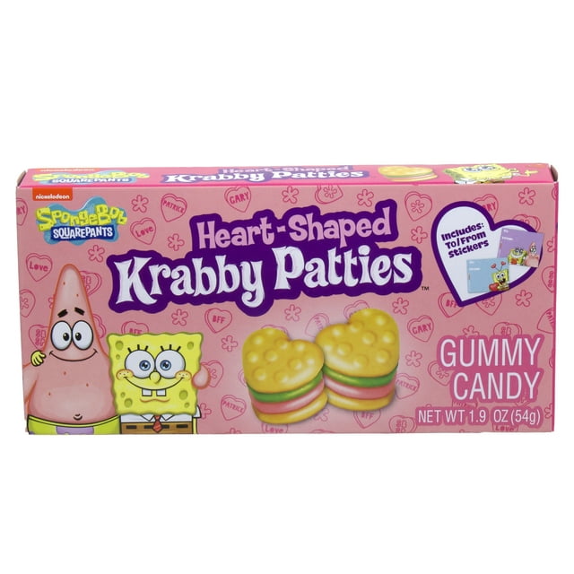 Nickelodeon SpongeBob Krabby Patties Gummy Candy Theater Box 1.9oz ...