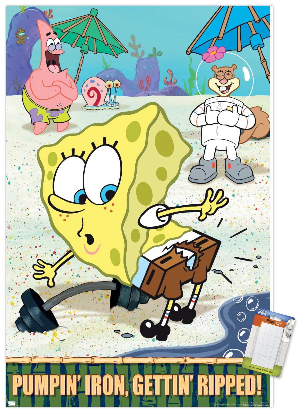 Nickelodeon SpongeBob - Ripped 14.72 in x 22.37 in Poster, by Trends ...