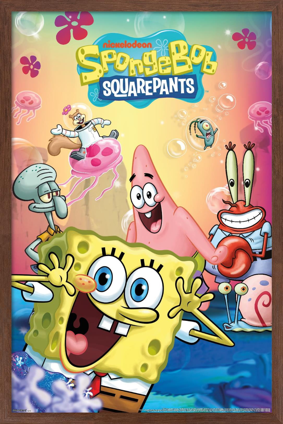 Nickelodeon SpongeBob SquarePants (1999) - Key Art Wall Poster, 14.725 ...