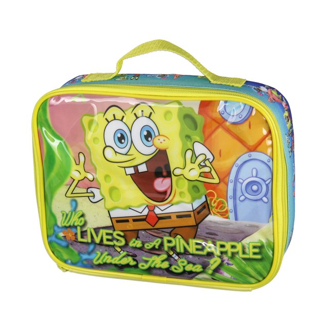 Nickelodeon SpongeBob SquarePants Bikini Bottom Lunch Box Tote Bag ...