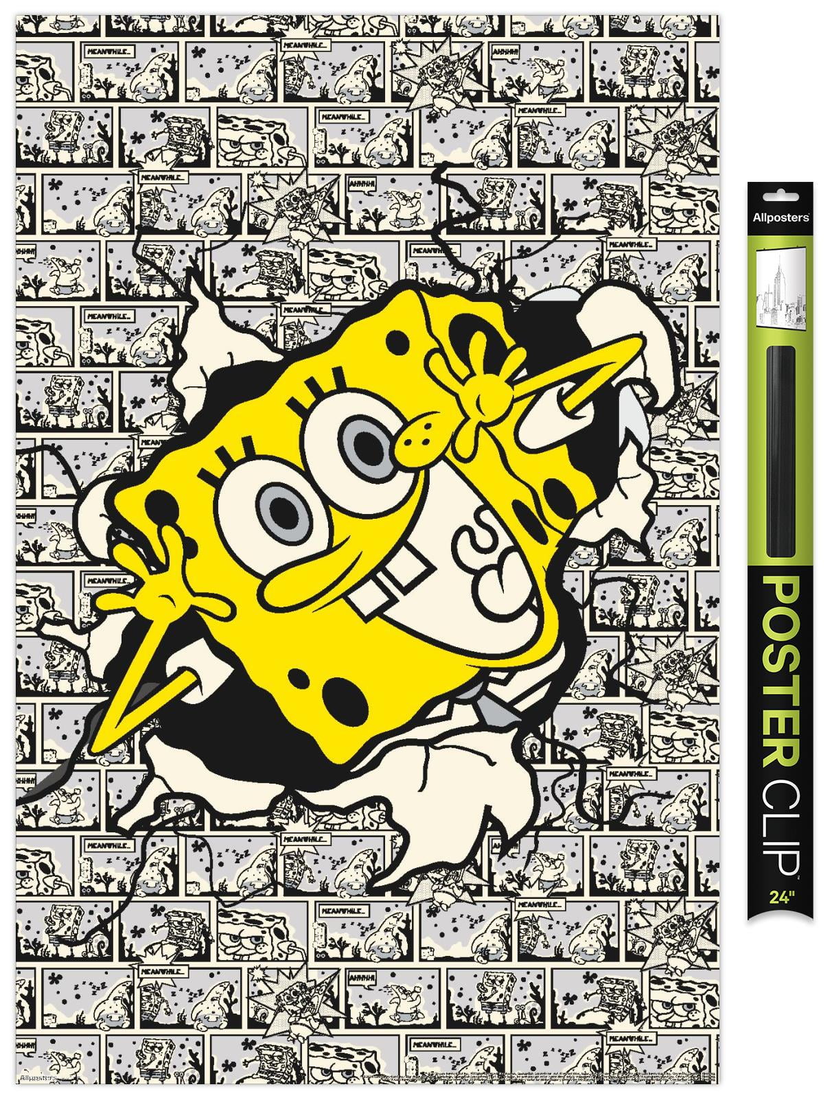 Nickelodeon SpongeBob SquarePants - Comic Wall Break Wall Poster, 22. ...