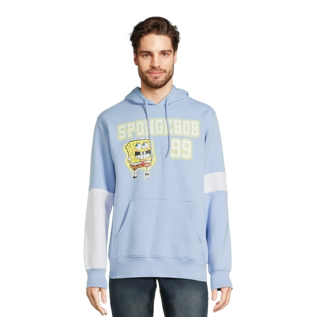 Nickelodeon SpongeBob SquarePants Men’s and Big Men’s Graphic Hooded ...