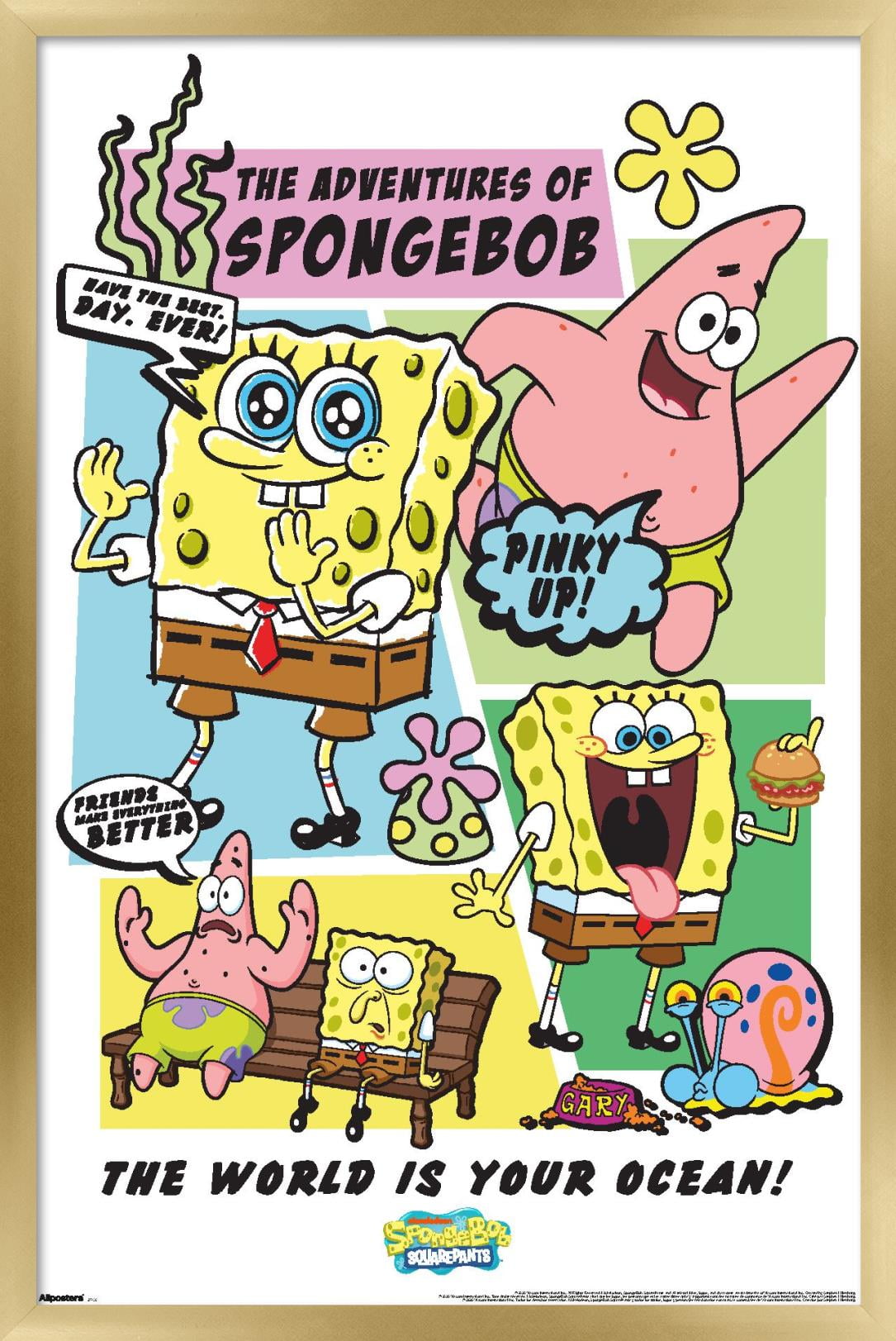 Nickelodeon SpongeBob SquarePants - Ocean Comic Wall Poster, 22.375" x ...