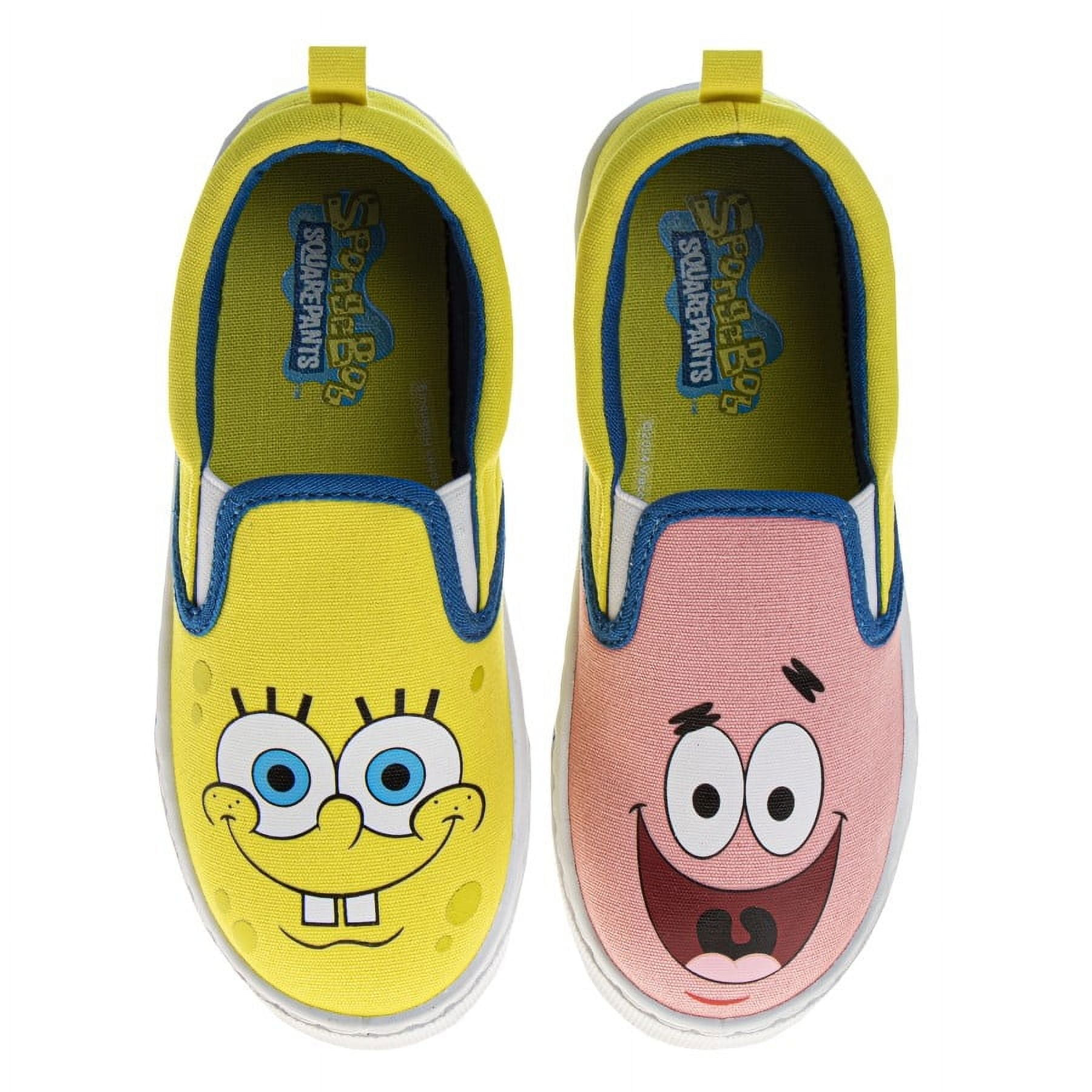 Nickelodeon SpongeBob SquarePants SpongeBob and Patrick Slip On Low Top ...