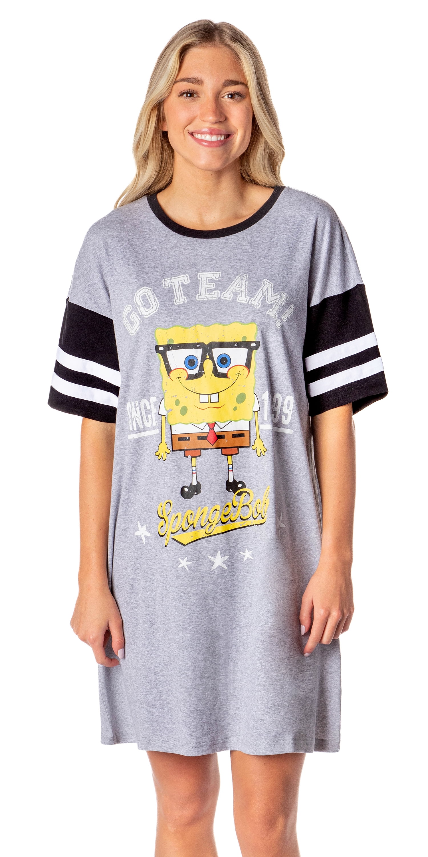 Nickelodeon SpongeBob SquarePants Womens' Nightgown Sleep Pajama Shirt ...