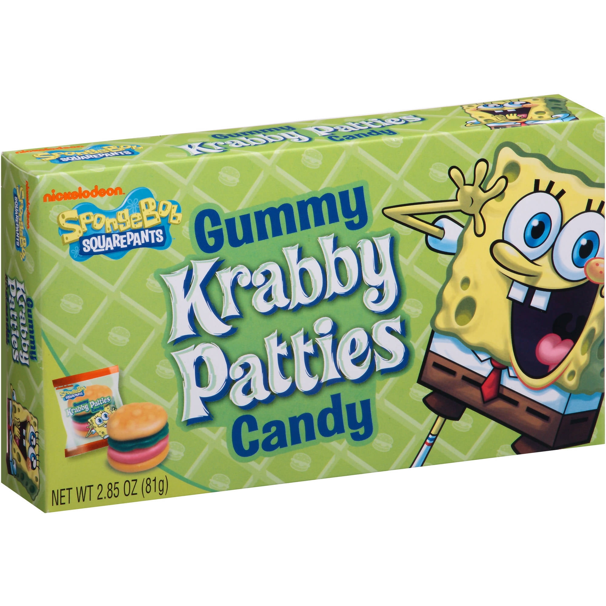 Nickelodeon SpongeBob Squarepants Gummies Krabby Patties Candies, 2.85 ...