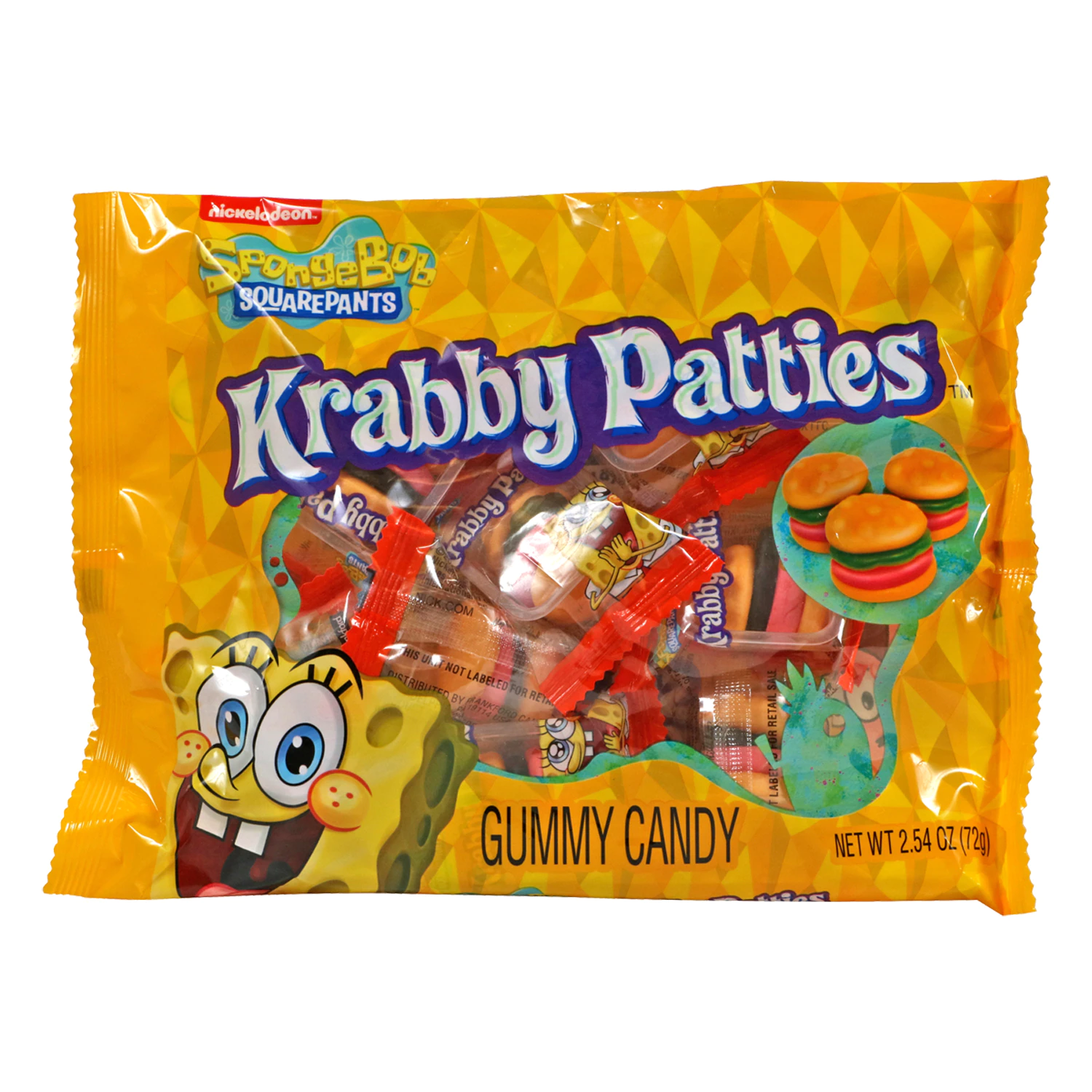 Nickelodeon SpongeBob Squarepants Krabby Patty Candies, 2.54-oz. Packs ...