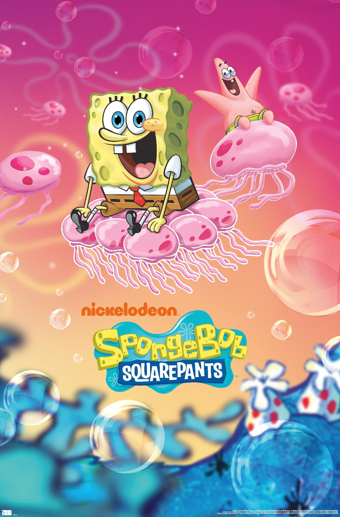 Nickelodeon SpongeBob - Water Fun Wall Poster, 22.375" x 34" - Walmart.com