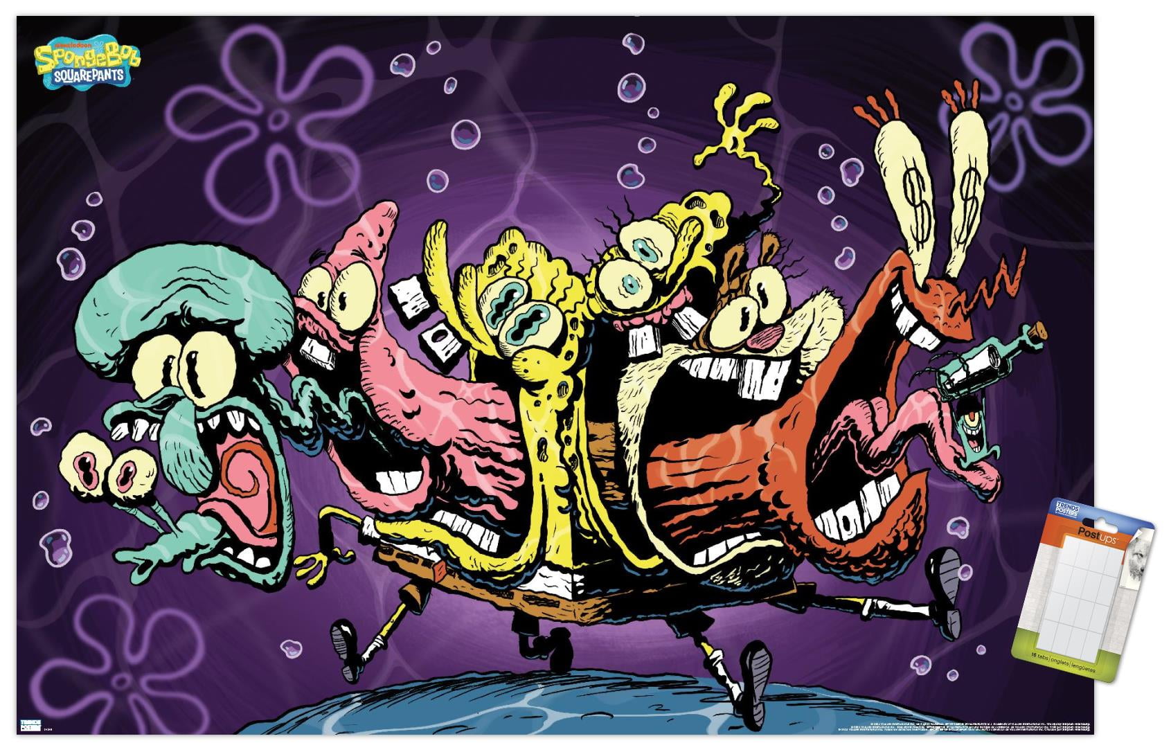 Nickelodeon Spongebob 25th - Scream Wall Poster, 22.375" x 34 ...