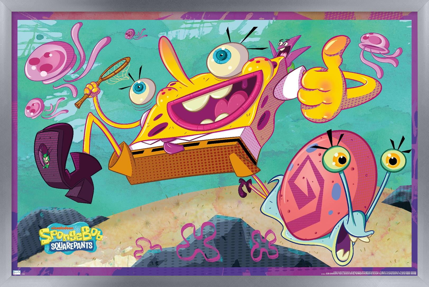 Nickelodeon Spongebob 25th - Thumbs Up Wall Poster, 14.725" x 22.375 ...