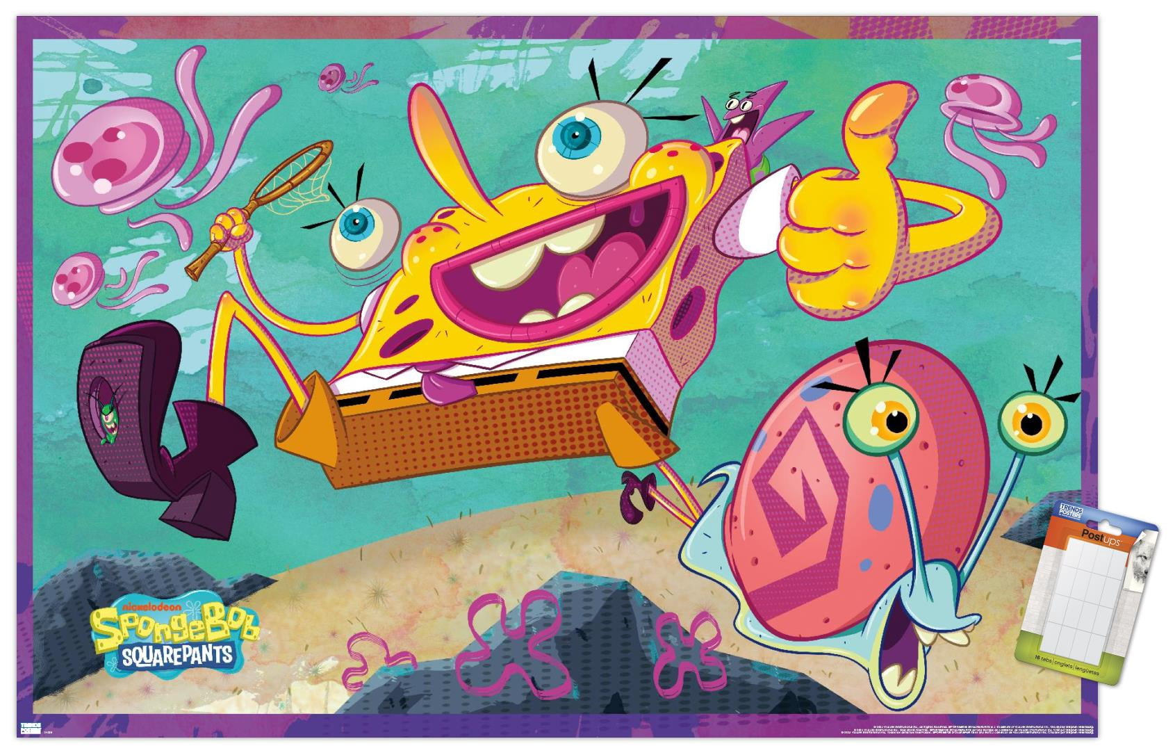 Nickelodeon Spongebob 25th - Thumbs Up Wall Poster, 22.375" x 34 ...