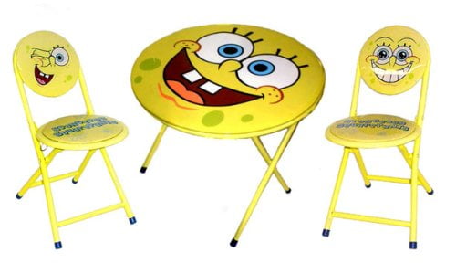 Spongebob Thinking At Table