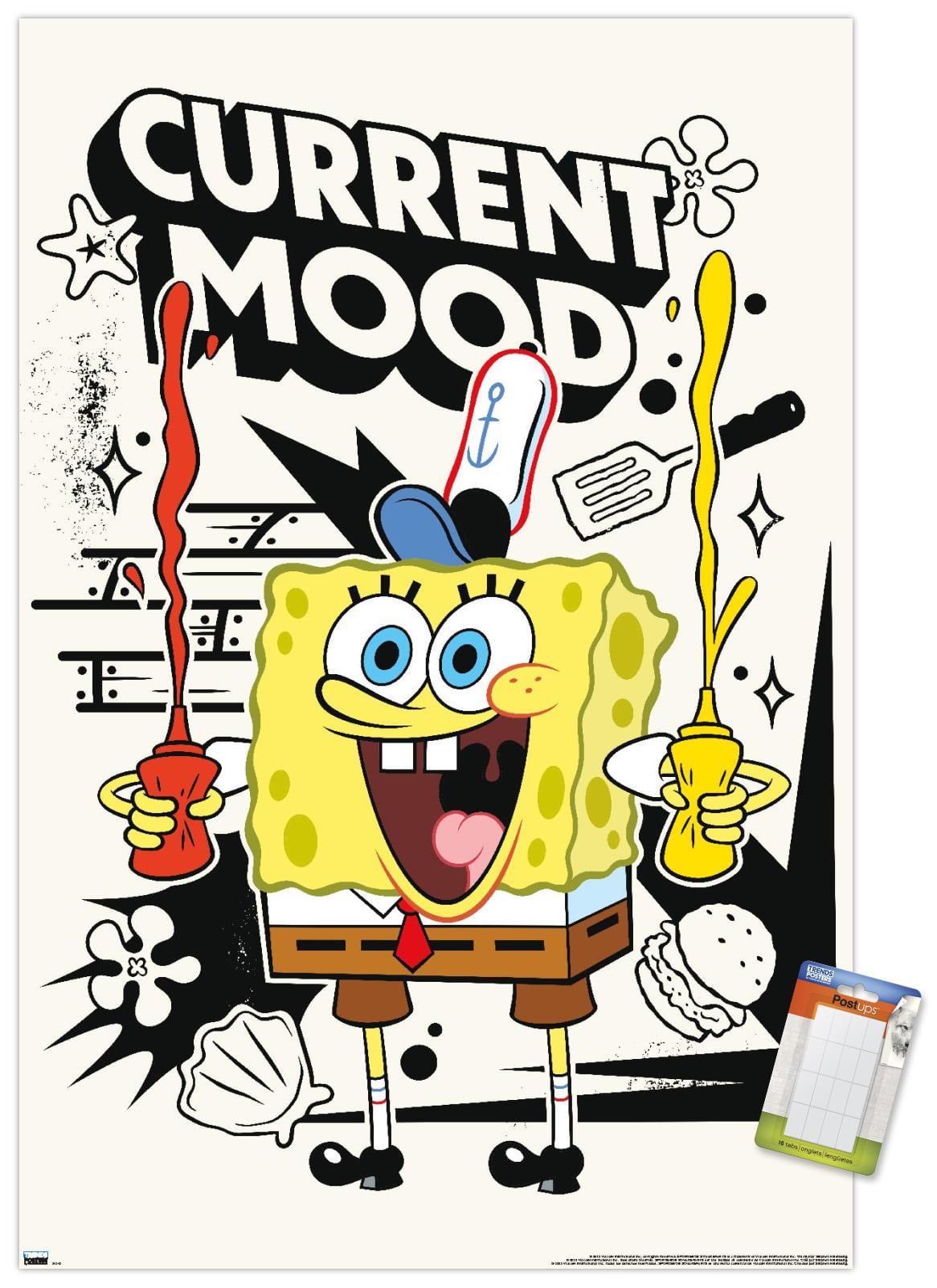 Nickelodeon Spongebob - Current Mood Wall Poster, 22.375" x 34 ...