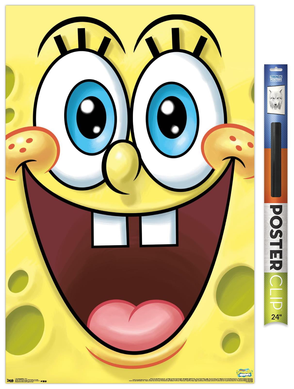 Nickelodeon Spongebob - Face Wall Poster, 22.375" x 34" - Walmart.com