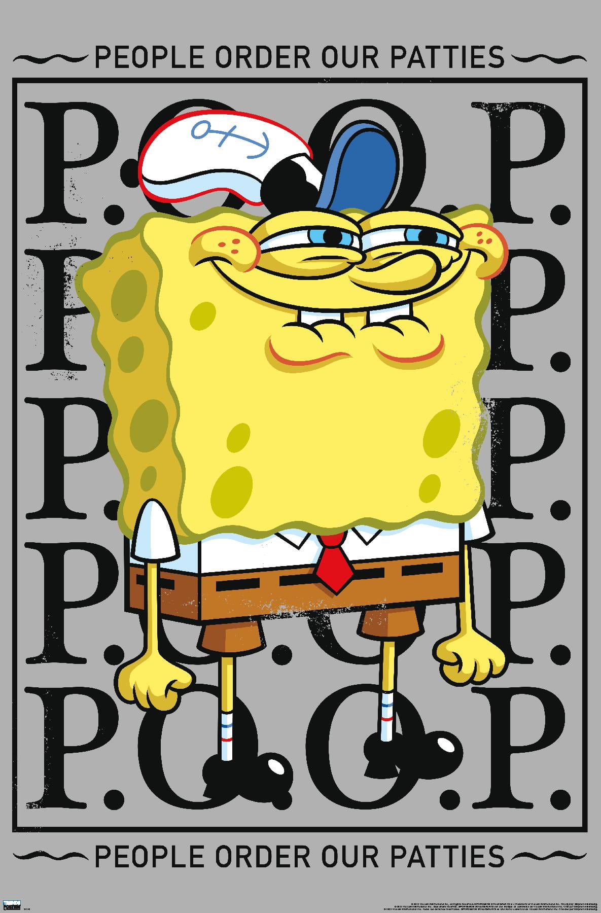 Nickelodeon Spongebob - P.O.O.P. Wall Poster, 22.375" x 34" - Walmart.com