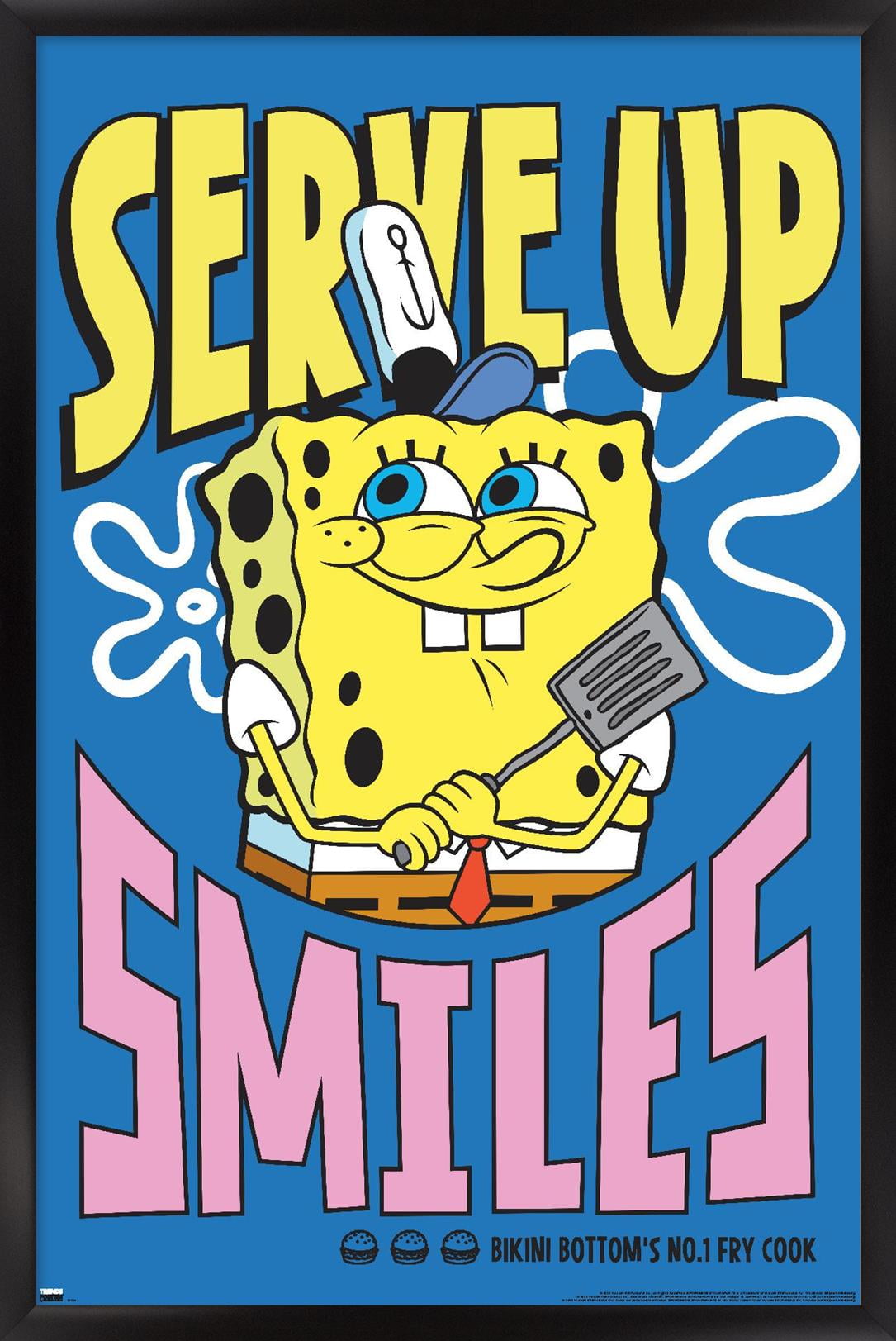 Nickelodeon Spongebob - Serve Up Smiles Wall Poster, 22.375" x 34 ...