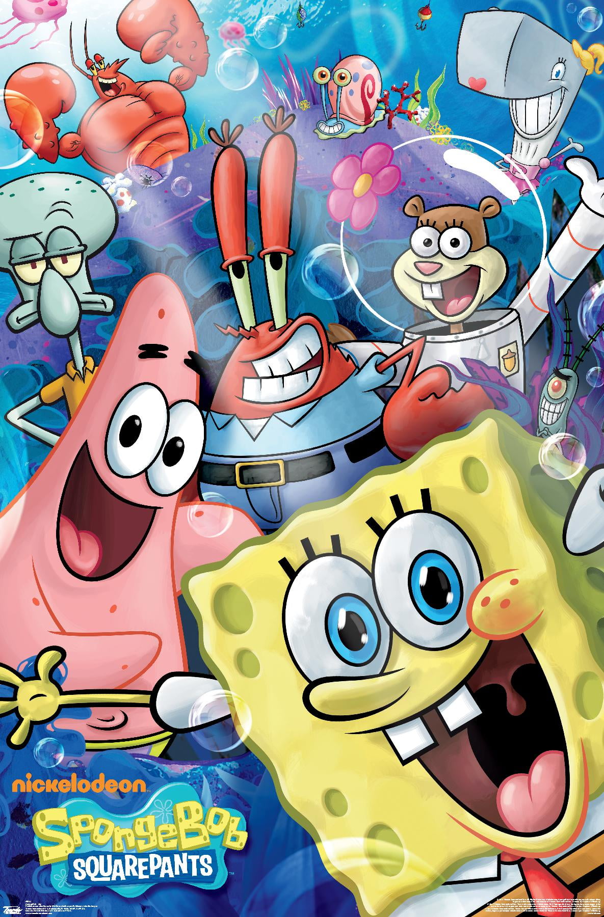 Nickelodeon Spongebob Squarepants - Joy Wall Poster, 13" x 19 ...