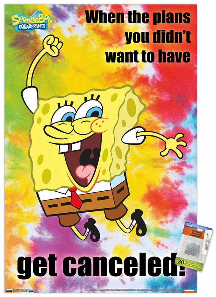 Nickelodeon Spongebob Squarepants - Meme Wall Poster with Push Pins, 22 ...