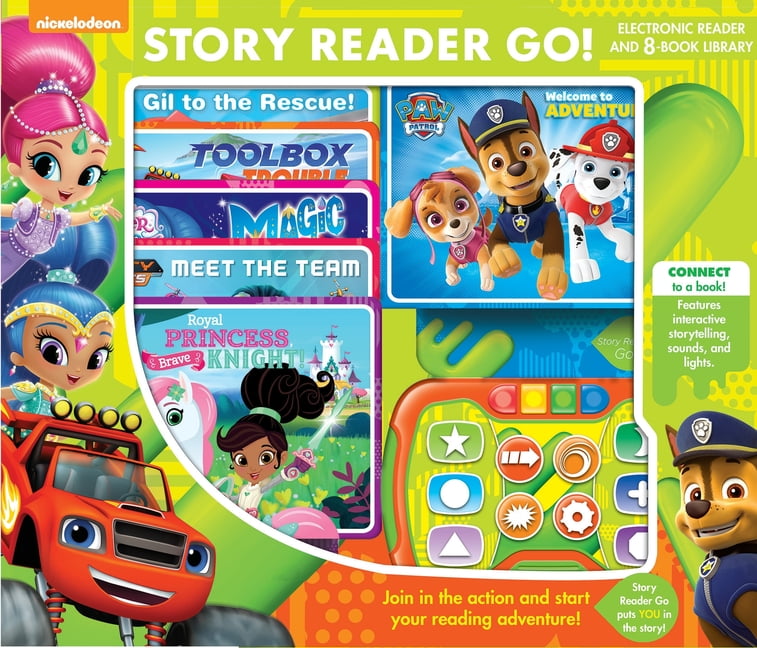 Nickelodeon: Story Reader Go! Electronic Reader and 8-Book Library (Other) - Walmart.com