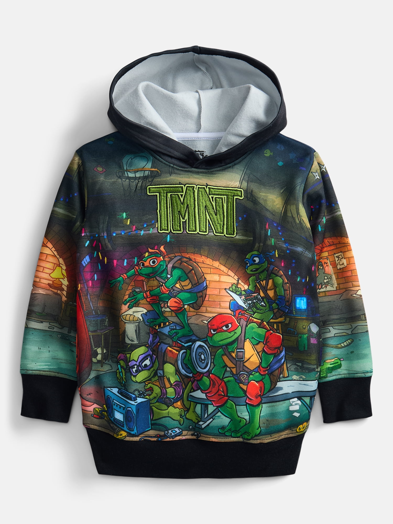 Nickelodeon Teenage Mutant Ninja Turtles Boys Sublimated Embroidered ...