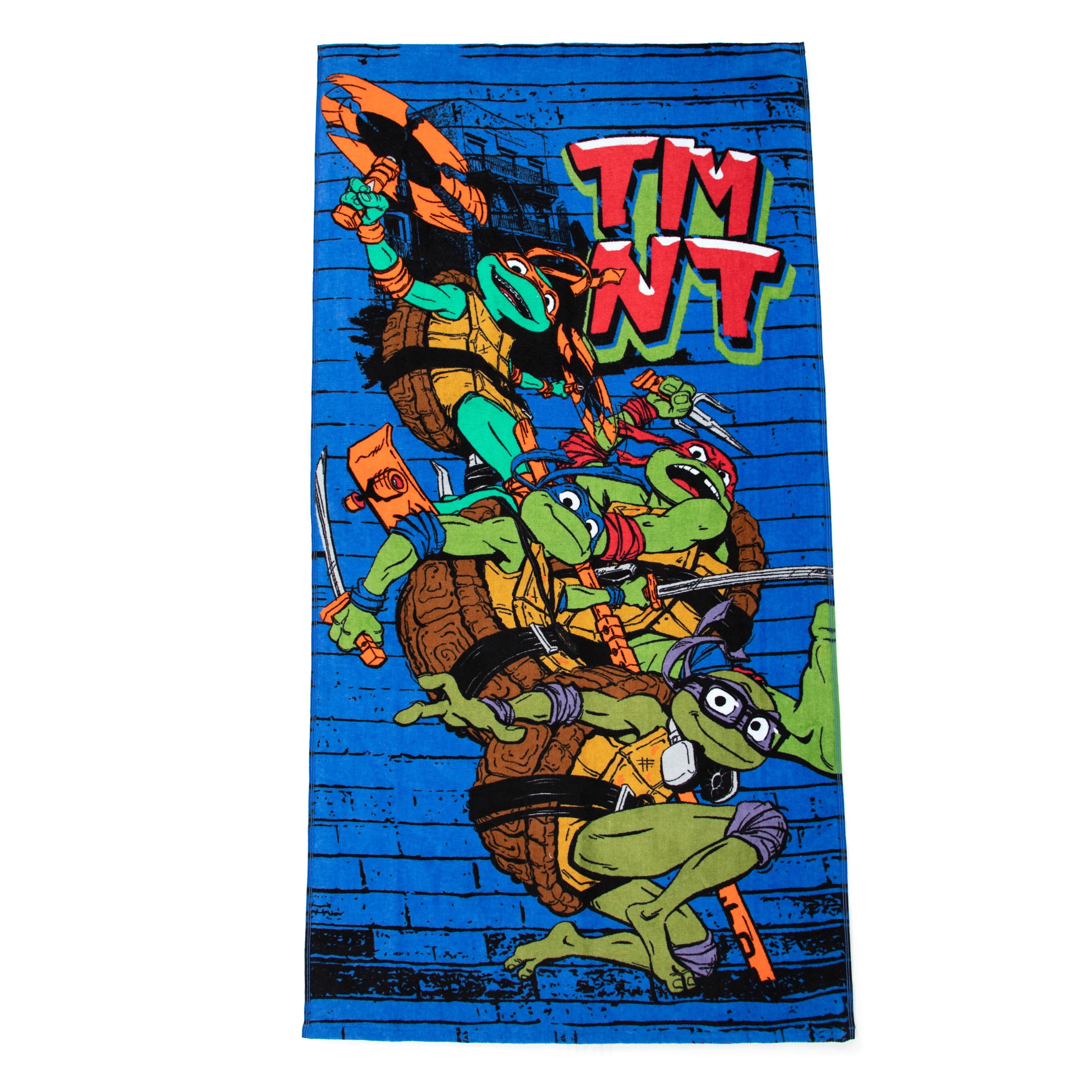 Nickelodeon TMNT Cotton Kids Beach Towel, 28" X 58" - Walmart.com
