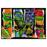 Nickelodeon TMNT Patchwork Youth Printed Multicolor Indoor Area Rug ...