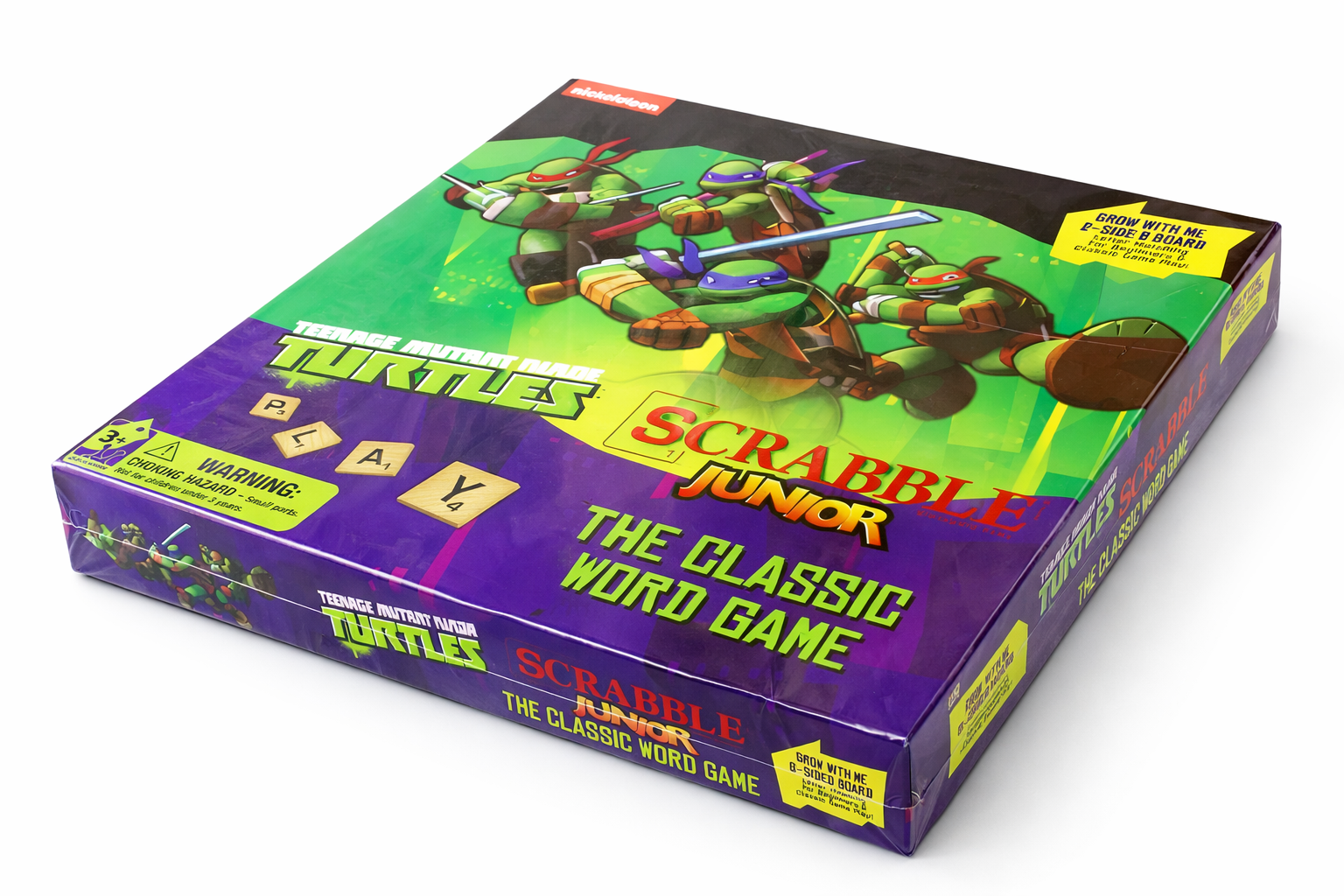 Nickelodeon Teenage Mutant Ninja Turtles 2-Sided Scrabble Junior ...