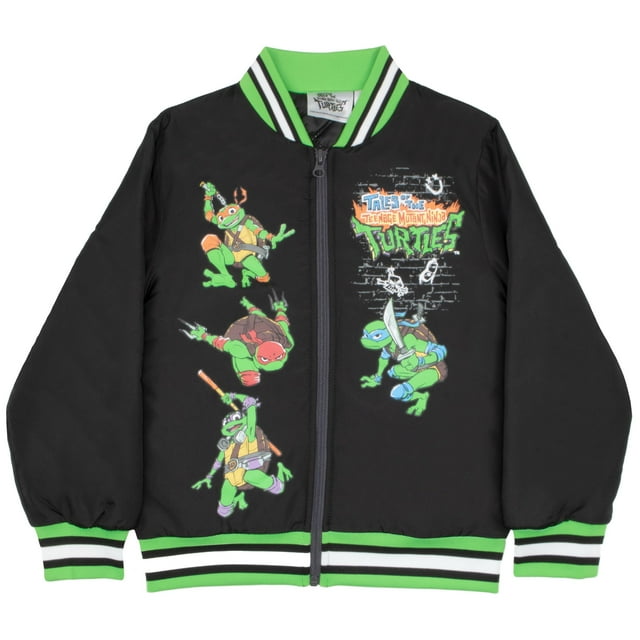 Nickelodeon Teenage Mutant Ninja Turtles Boy's Varsity Bomber Jacket ...
