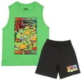 Nickelodeon Teenage Mutant Ninja Turtles Boys Sleeveless Shirt and ...