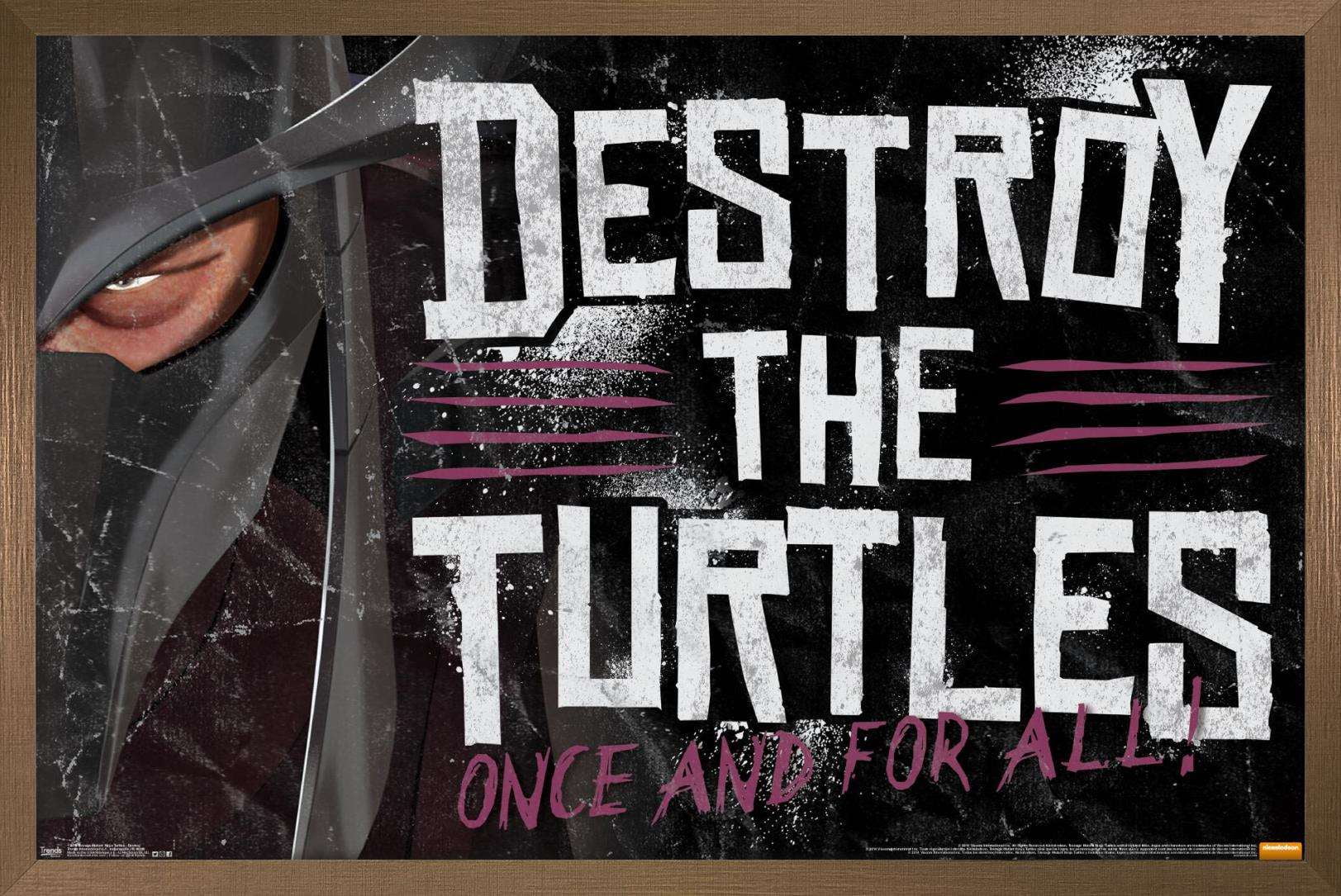 Nickelodeon Teenage Mutant Ninja Turtles - Destroy Wall Poster, 14.725 ...