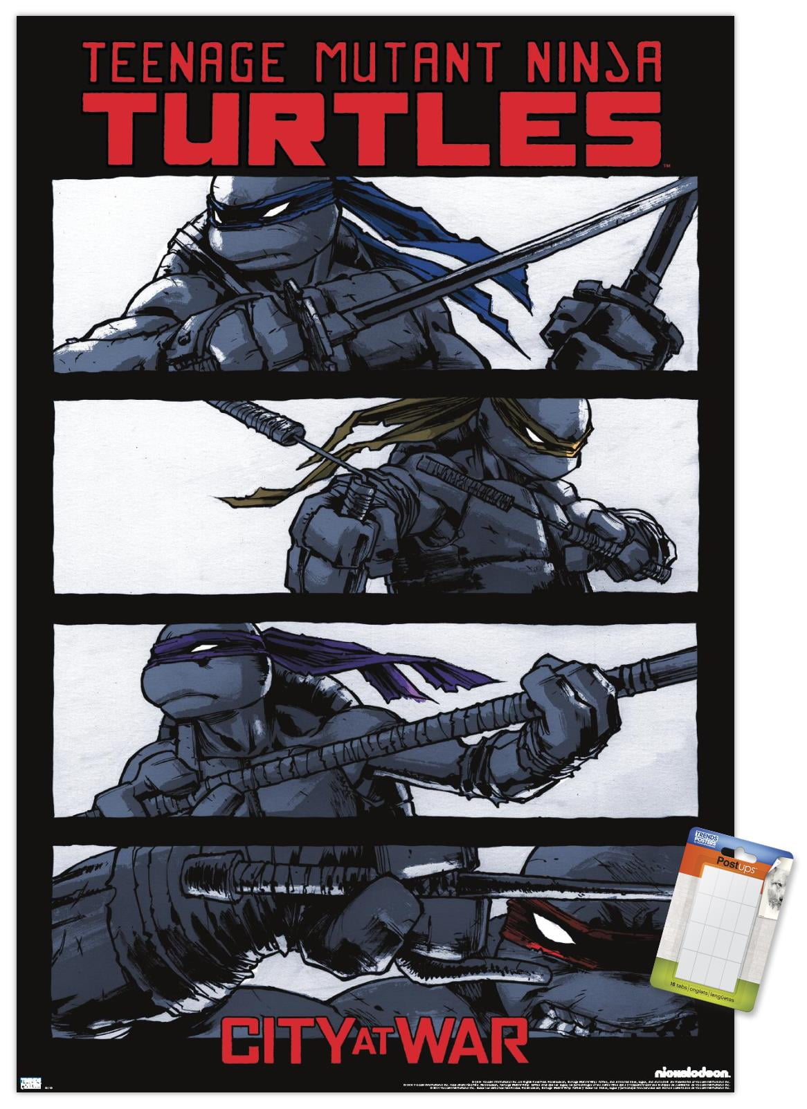 Nickelodeon Teenage Mutant Ninja Turtles - IDW Grid Wall Poster, 14.725 ...