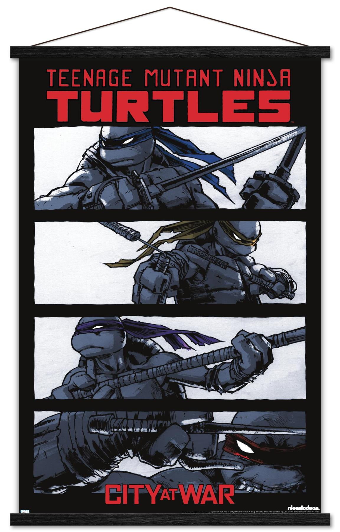 Nickelodeon Teenage Mutant Ninja Turtles - IDW Grid Wall Poster with ...