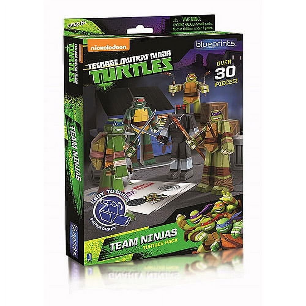Nickelodeon Teenage Mutant Ninja Turtles Papercraft Figure Pack ...