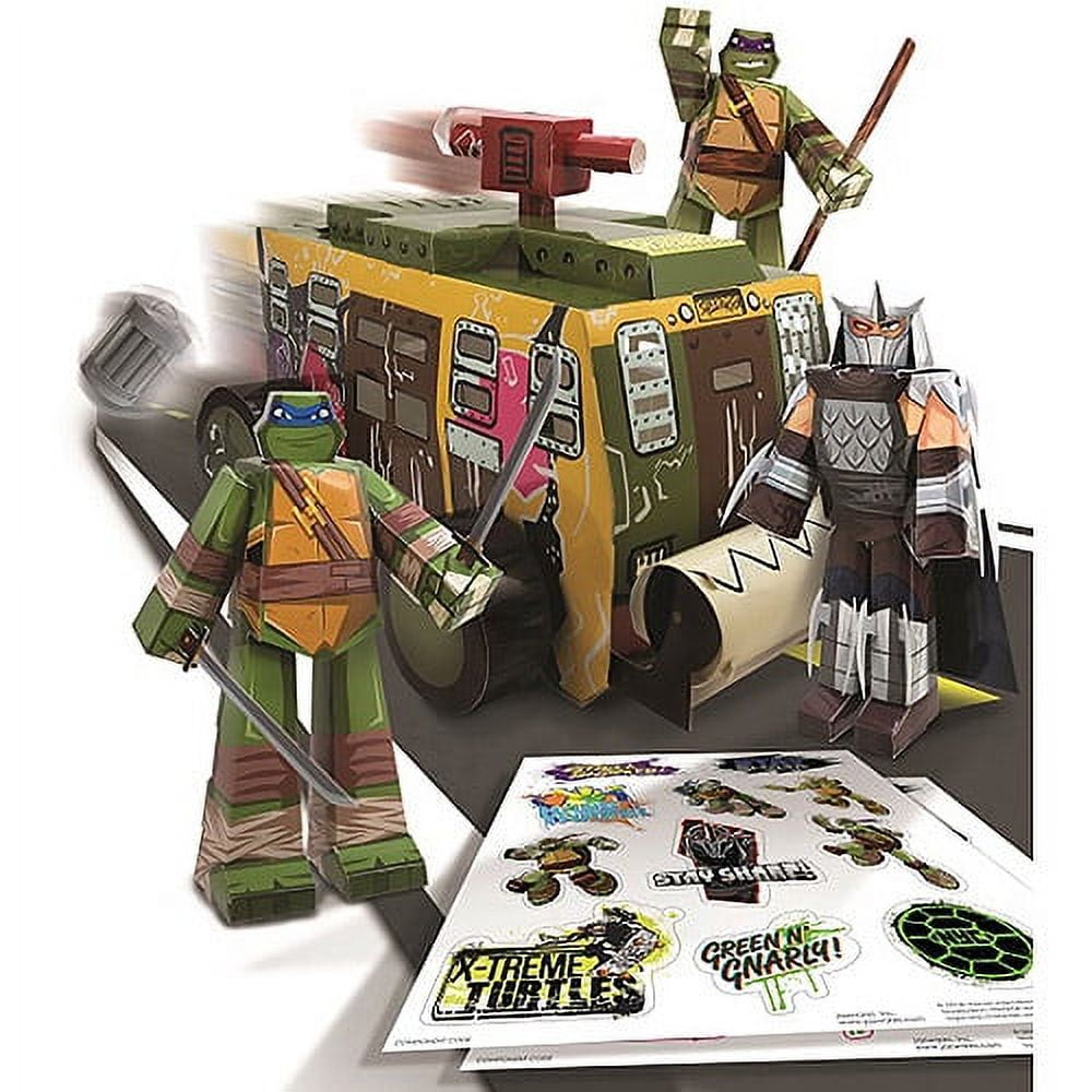 Nickelodeon Teenage Mutant Ninja Turtles Papercraft Vehicle Pack ...