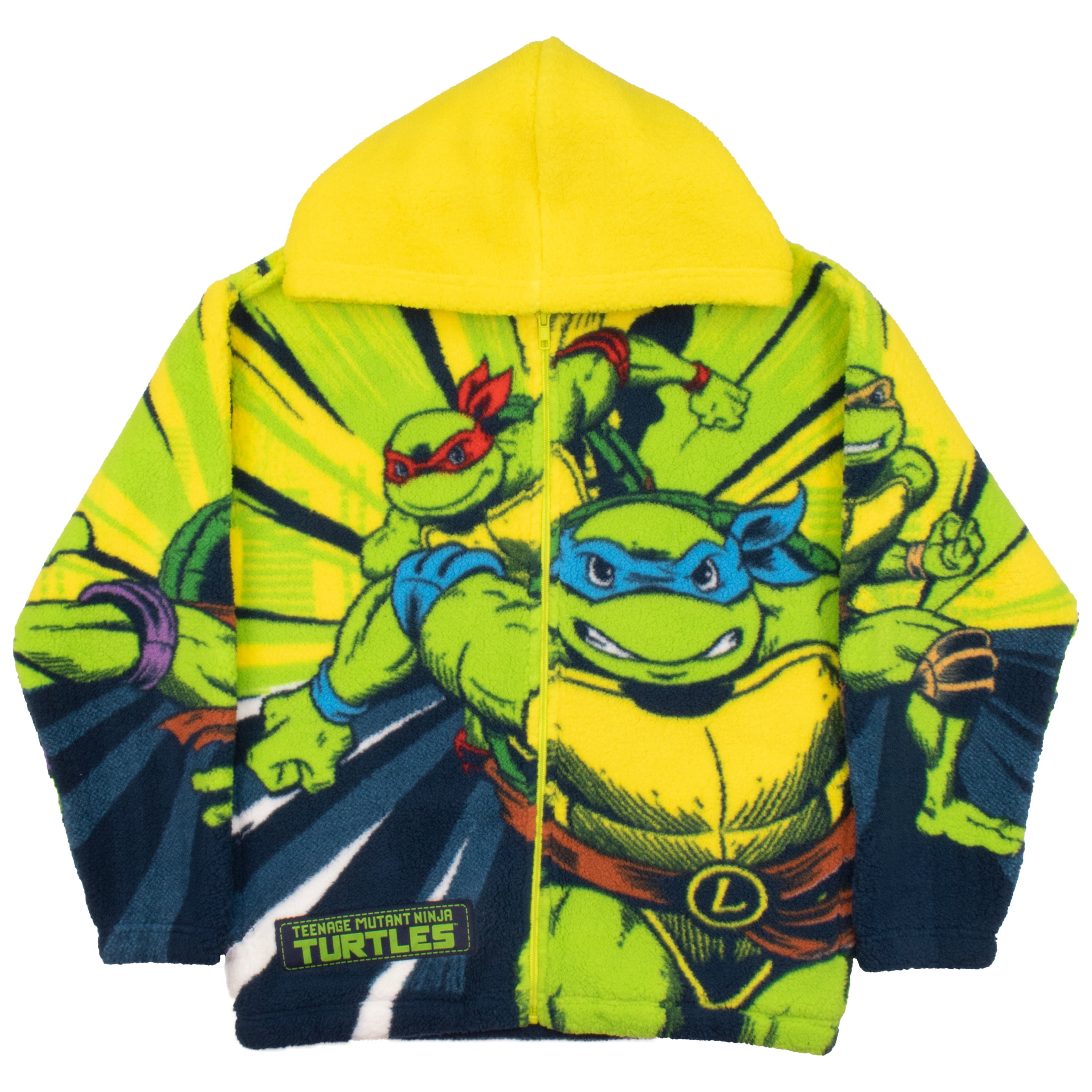 Nickelodeon Teenage Mutant Ninja Turtles Sherpa Hoodie - Zip-Up Hooded ...