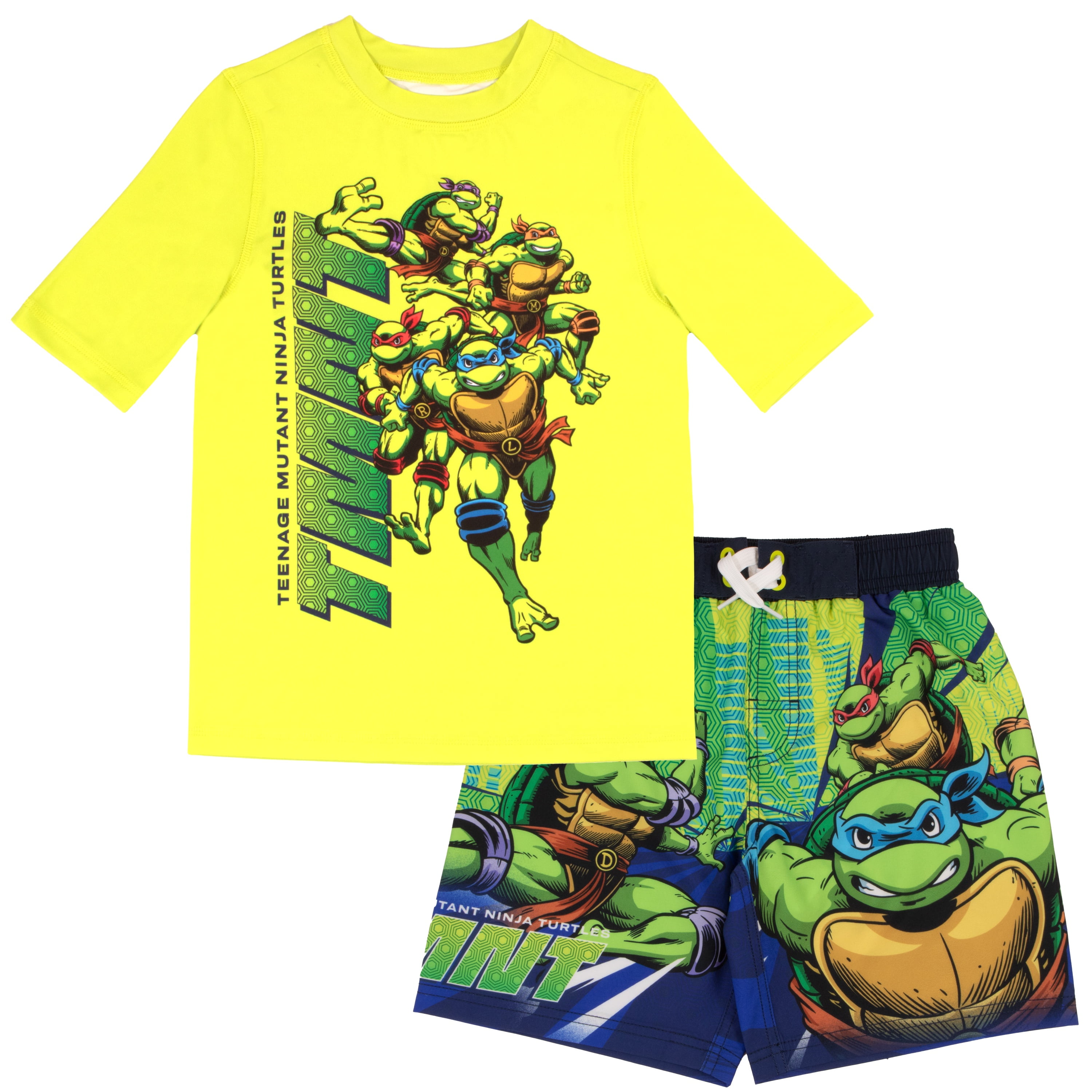 Nickelodeon Teenage Mutant Ninja Turtles TNMT Boys Swim Wear 2 Piece ...