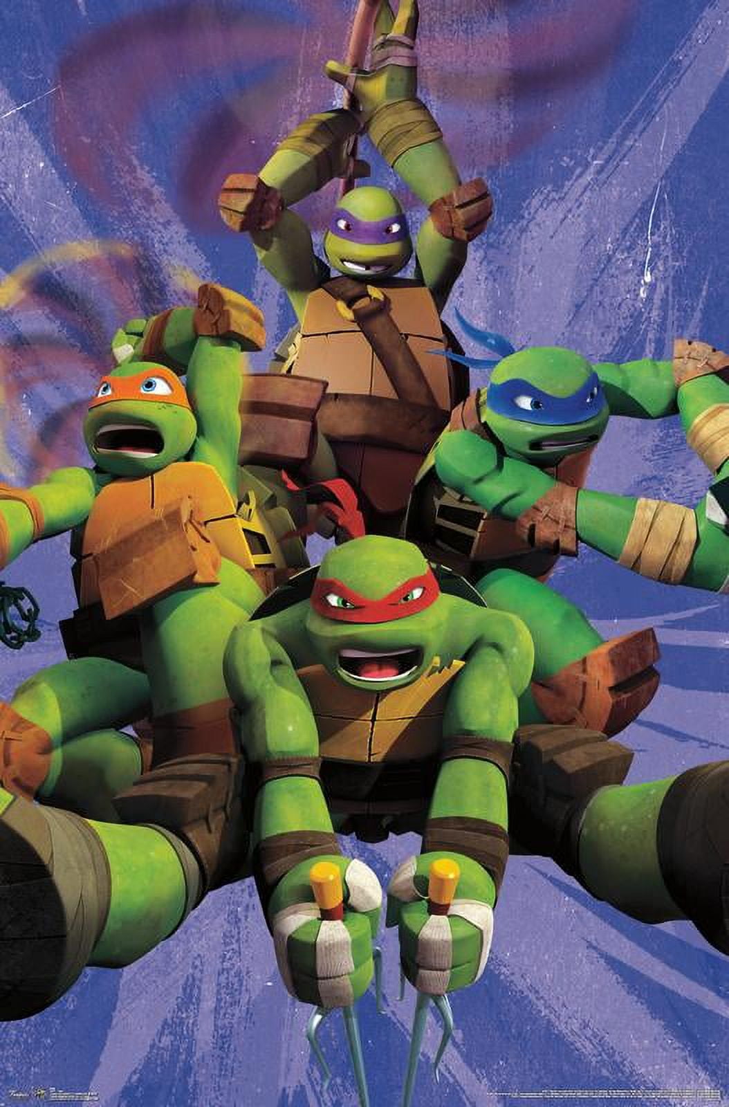 Nickelodeon Teenage Mutant Ninja Turtles - Team Wall Poster, 22.375" x ...