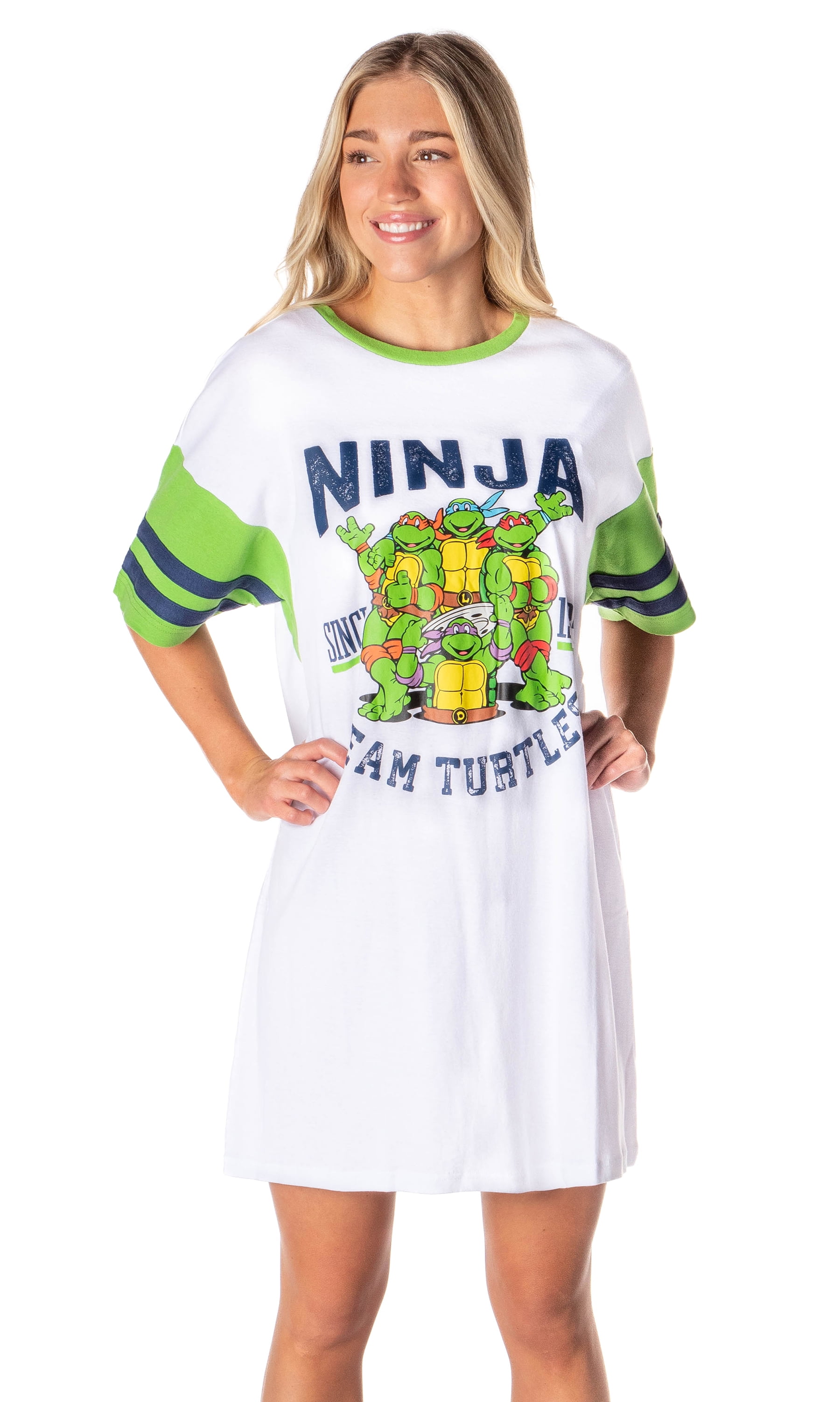 Nickelodeon Teenage Mutant Ninja Turtles Womens' Nightgown Pajama Shirt ...
