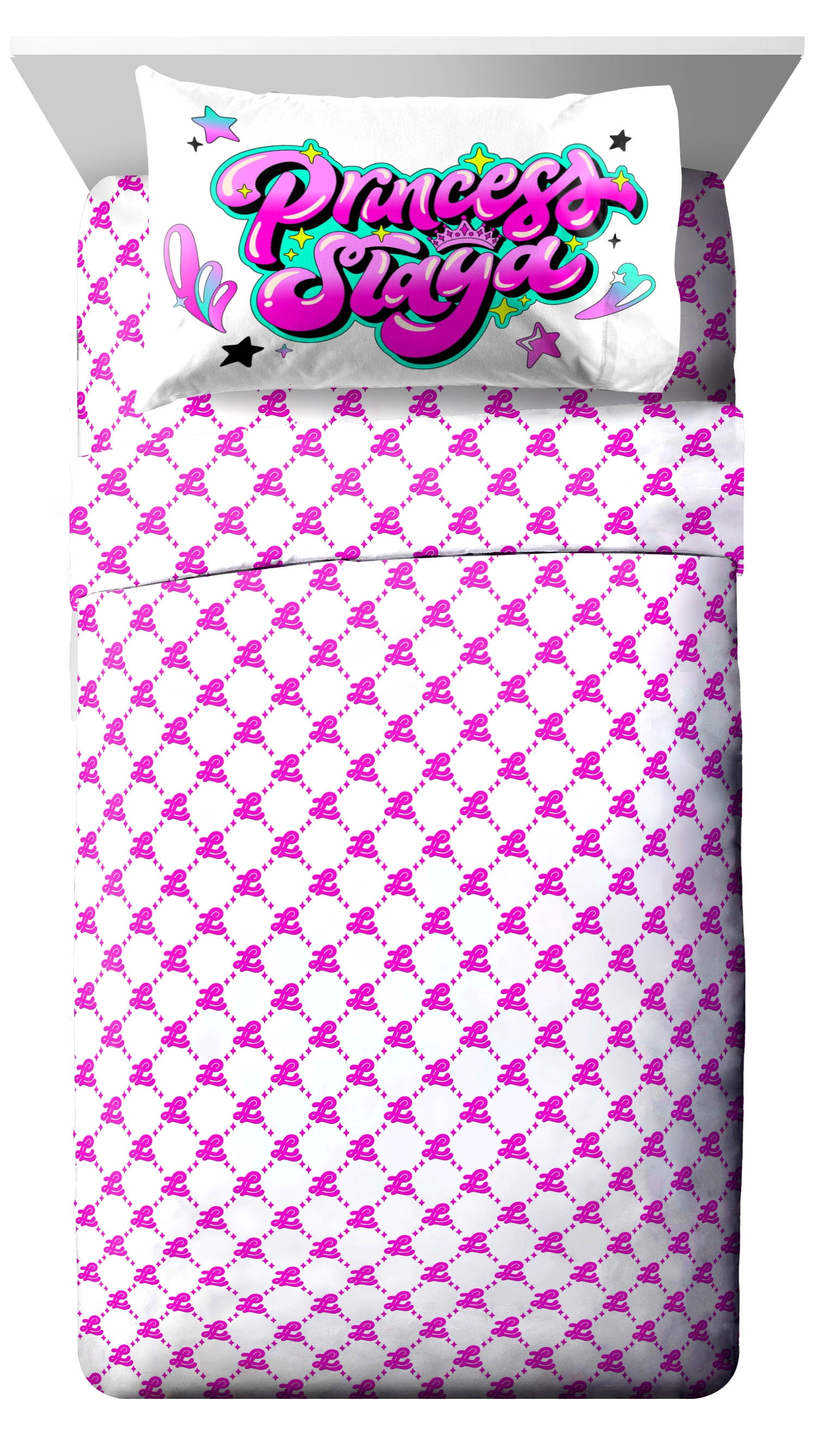 Nickelodeon That Girl Lay Lay Kids Bedding, Pink 4 Piece Full Sheet Set ...