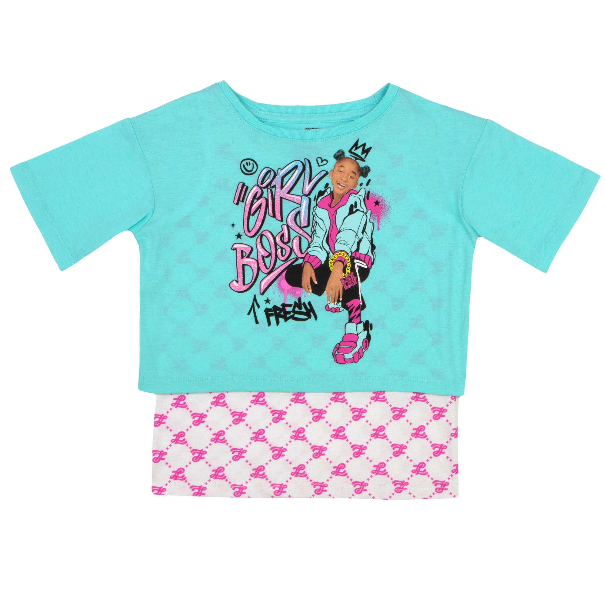 Nickelodeon That Girl Lay Lay Short Sleeve Tee and Tanktop 2-Pack for ...