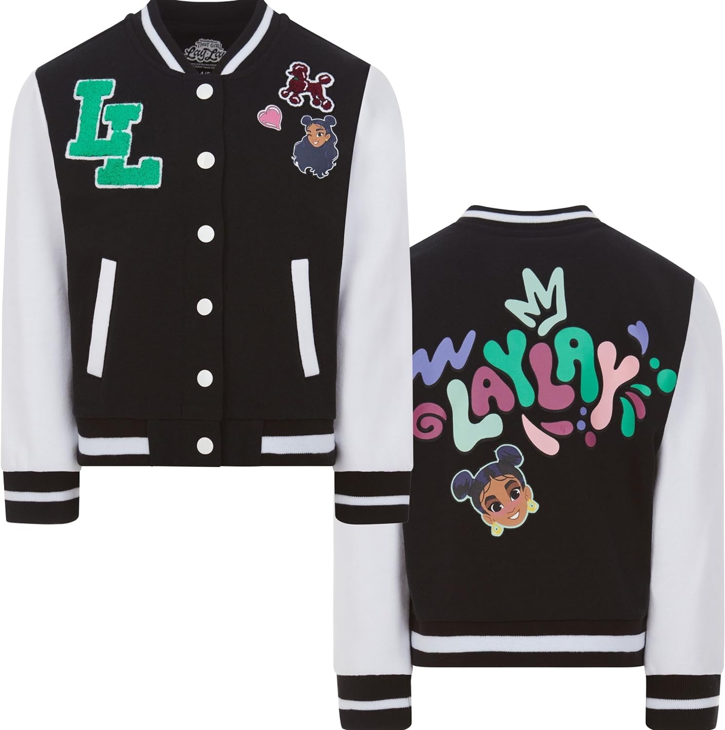 Nickelodeon That Girl Lay Lay Varsity Bomber Jacket - Little and Big ...